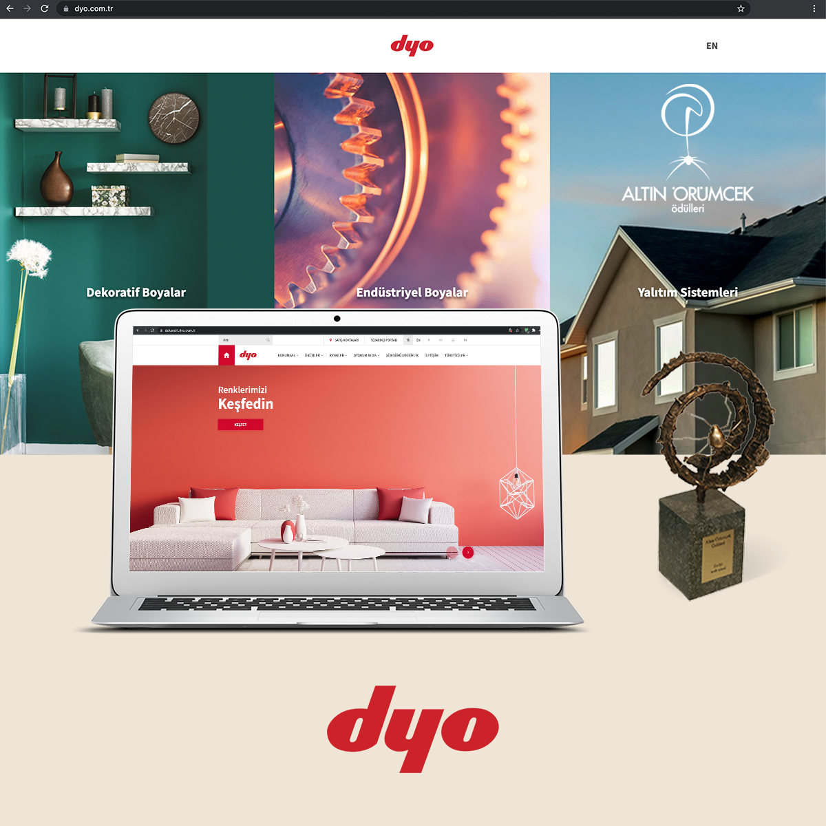 DYO, Kurumsal Web Sitesi En İyiler Arasında Yerini Aldı! | DYO